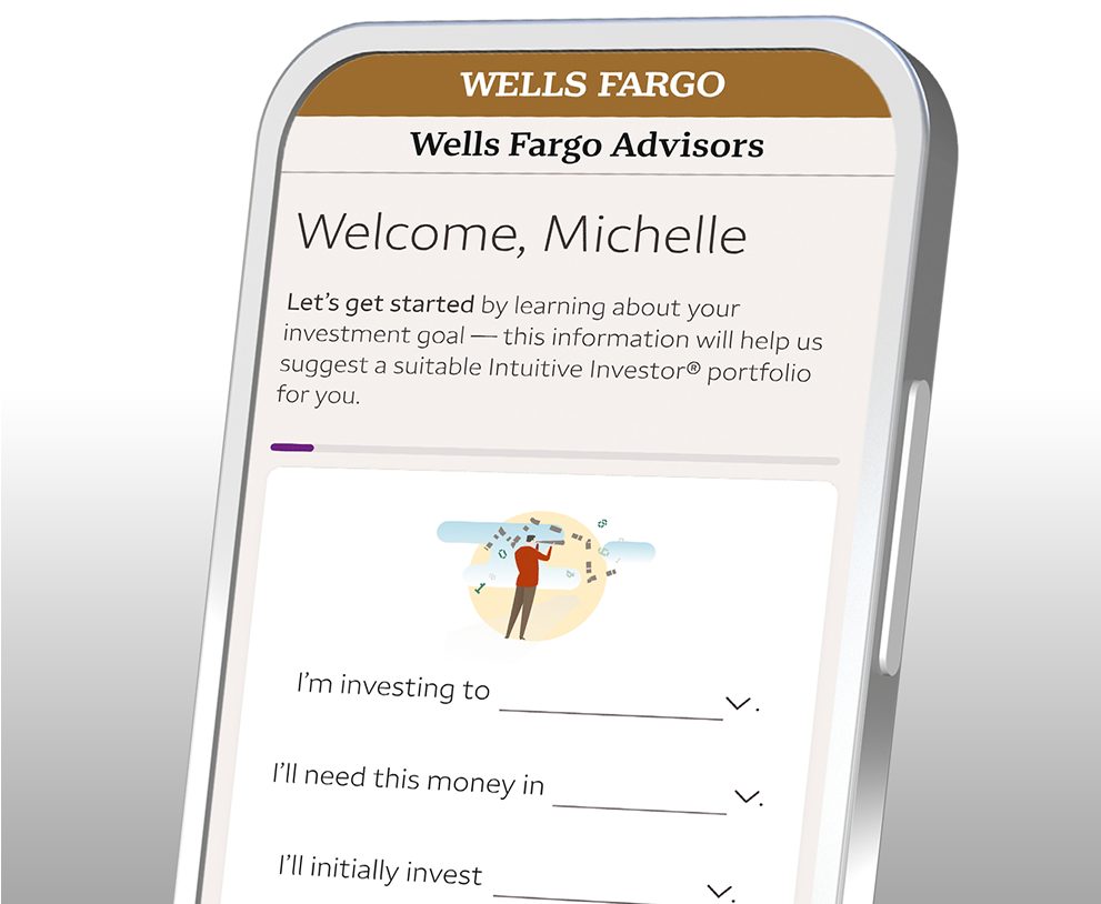 There are two easy ways you can invest in our app | Wells Fargo